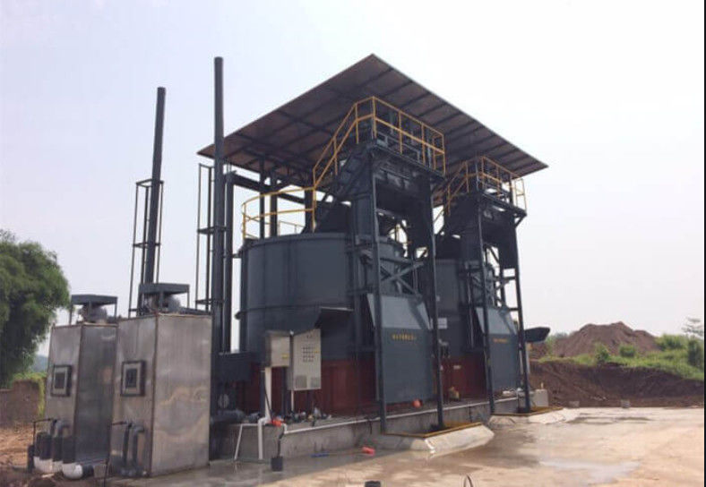 Energy Saving Industrial Composting Machine System Plant Environmental Friendly For Vessel ...