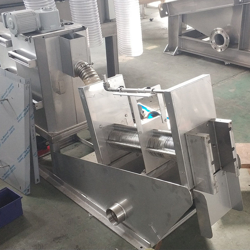 Volute Screw Press Machine Sludge Dewatering Treatment And Disposal