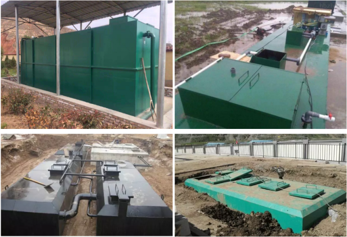 Integrated Wastewater Treatment Tank Stable Performance Easy To Operate